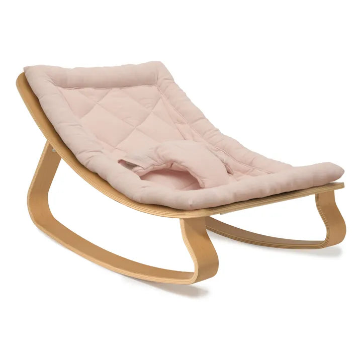 Levo Beech Wood Baby Bouncer | Powder – Heaven Sent