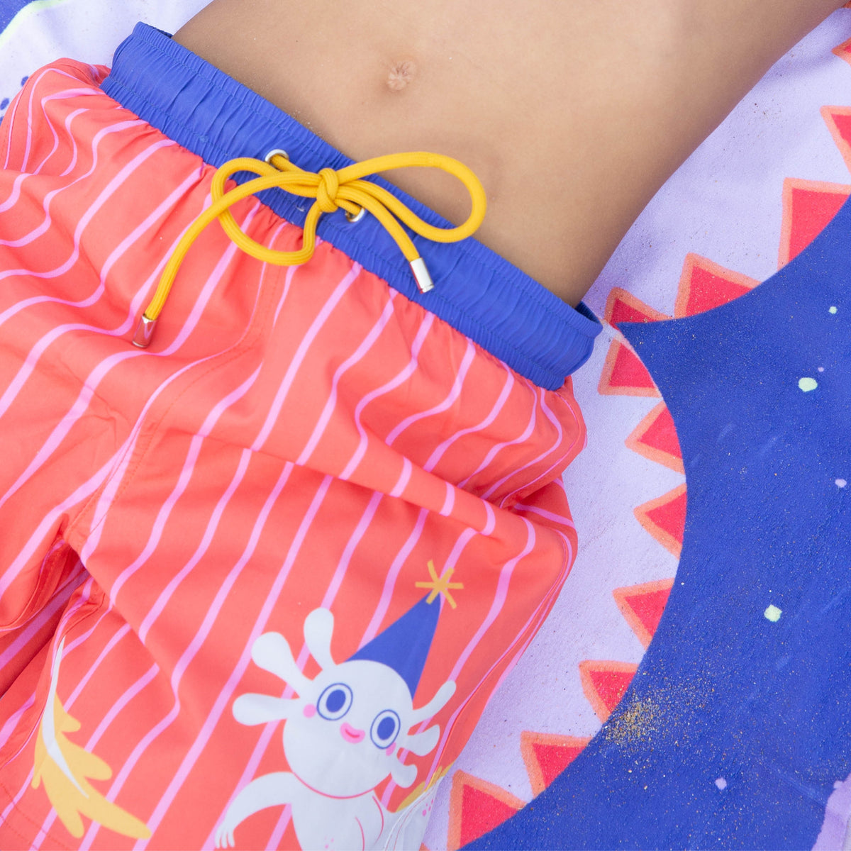Magic Dragon Swim Shorts | Redish Orange – Heaven Sent