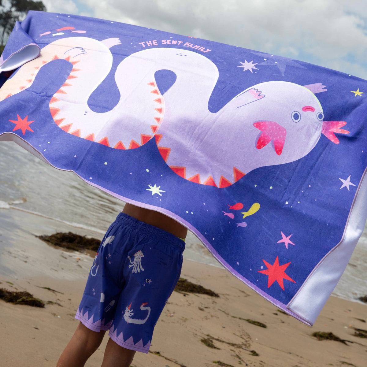 Monster Dragon Towel (17x140cm) – Heaven Sent